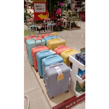 Jual Ace diskon 50% Koper macaroon gummy cotton candy supercase 20 & 24 ...