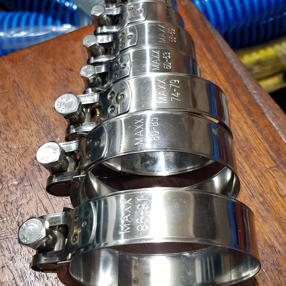 Jual 26-28mm Stainless Klem Superior Heavy duty Hose Clamp Superior ...