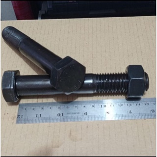 Jual BAUT MUR M25 x 150 PANJANG 15CM KUNCI 36 / BAHAN BAJA 8.8 HTB ...