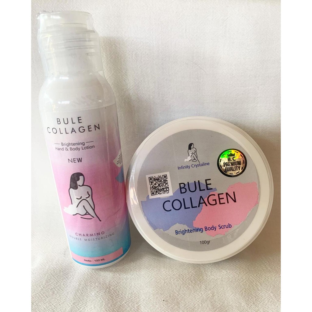 Jual Bule Collagen Paket Hemat (Lulur/Scrub + Body Lotion) | Shopee Indonesia