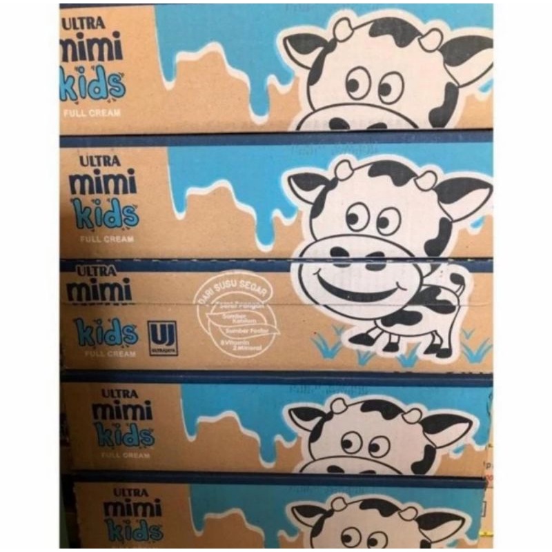 Jual ULTRA Mimi Kids Susu UHT Full Cream 125 ml | Shopee Indonesia