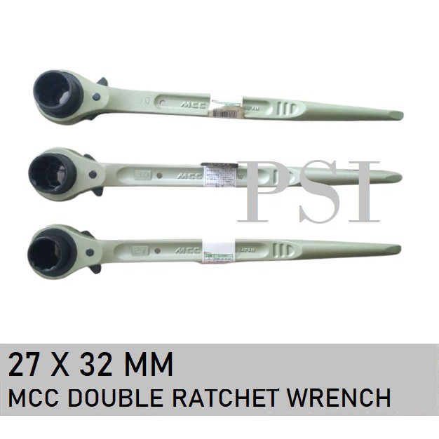 Jual Mcc Double socket ratchet wrench 27 x 32 mm | Shopee Indonesia