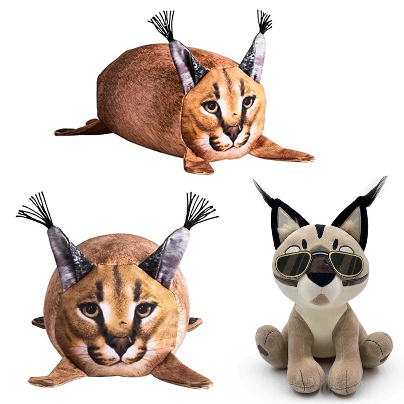 Jual [PRE-ORDER] Bantal Boneka Big Floppa Caracal Cat Stuffed Toys ...
