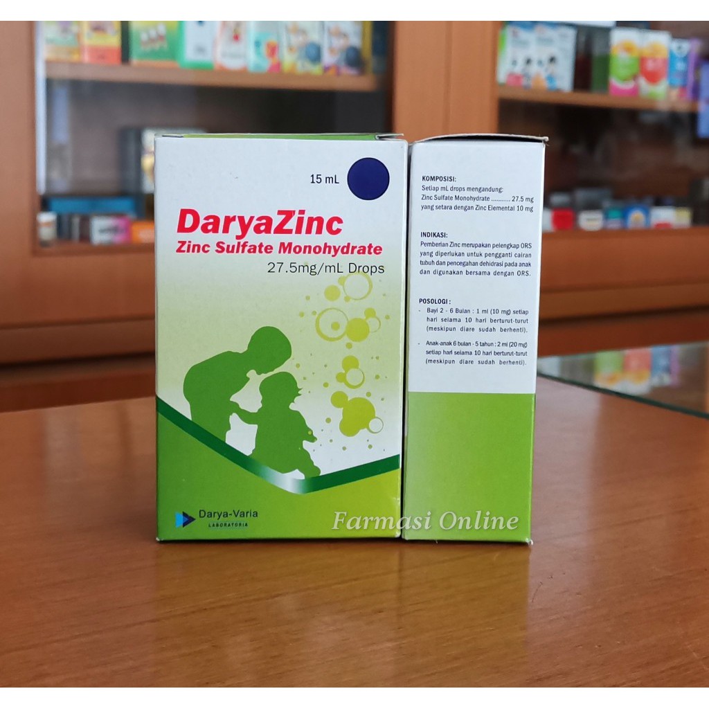 Jual Daryazink Darya Zink Zinc Drop | Shopee Indonesia