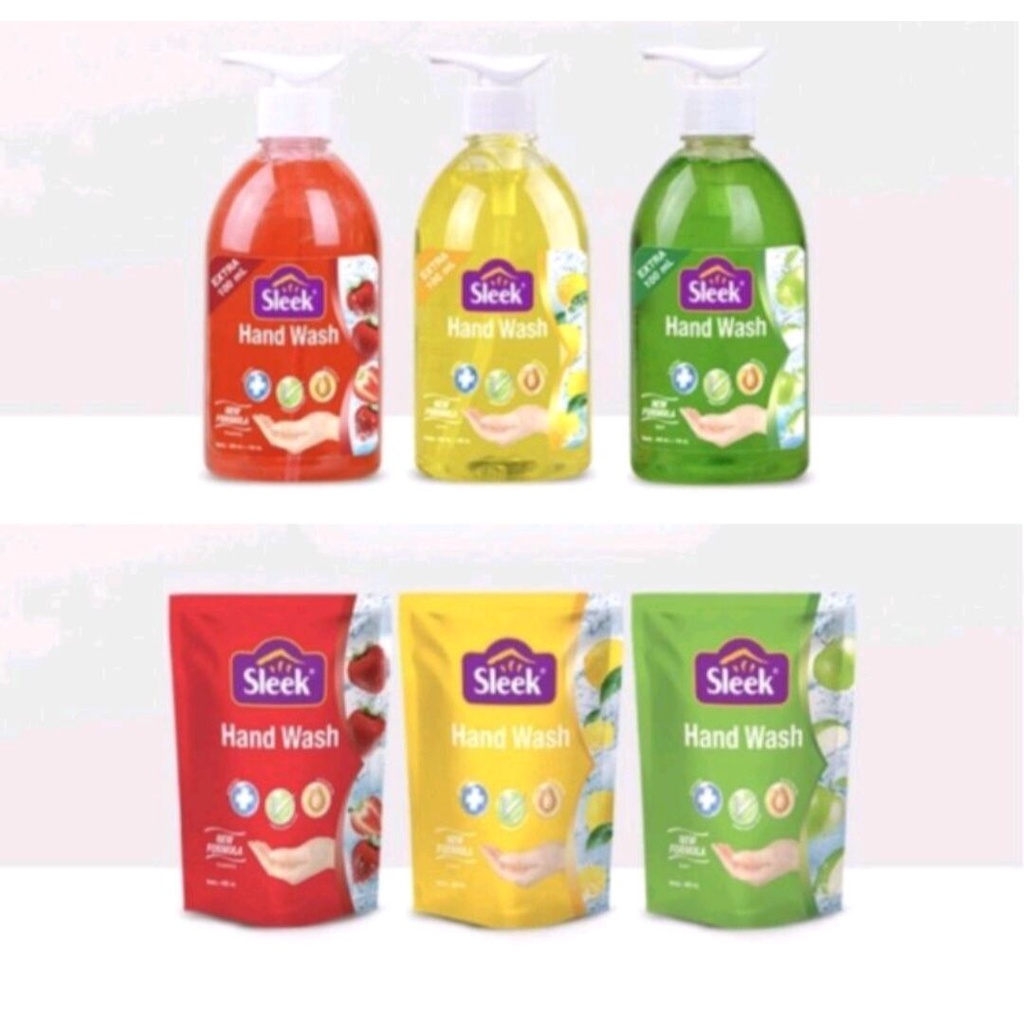 Jual SLEEK HANDWASH REFFIL & BOTOL 400ml | Shopee Indonesia