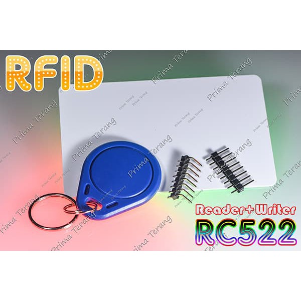 Jual Mfrc-522 Rfid 522 Reader Writer Module Card Keychain Rc522 Mf ...