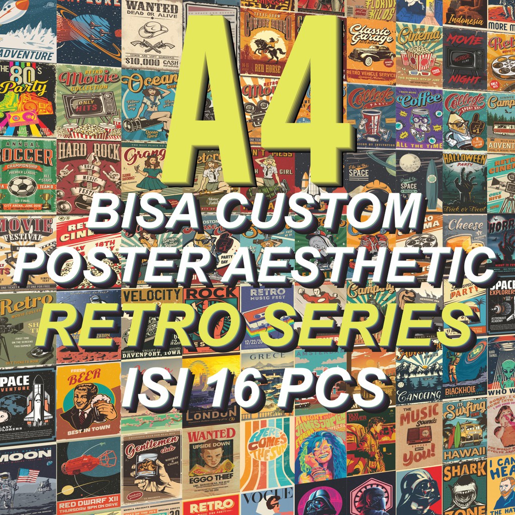 Jual (16PCS) Poster aesthetic dekorasi kamar aesthetic poster a4 ... Jual (16PCS) Poster aesthetic dekorasi kamar aesthetic poster a4 ...