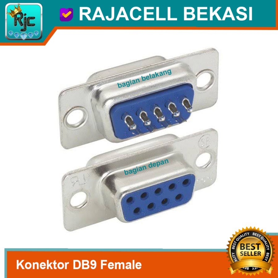 Jual Konektor DB9 Male Female 9 Pin db9 RS232 Serial Port Connector Cover | Shopee Indonesia
