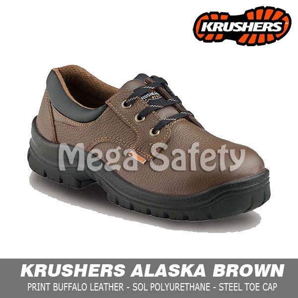 Jual Krushers Alaska Brown Sepatu Safety Shoes | Shopee Indonesia
