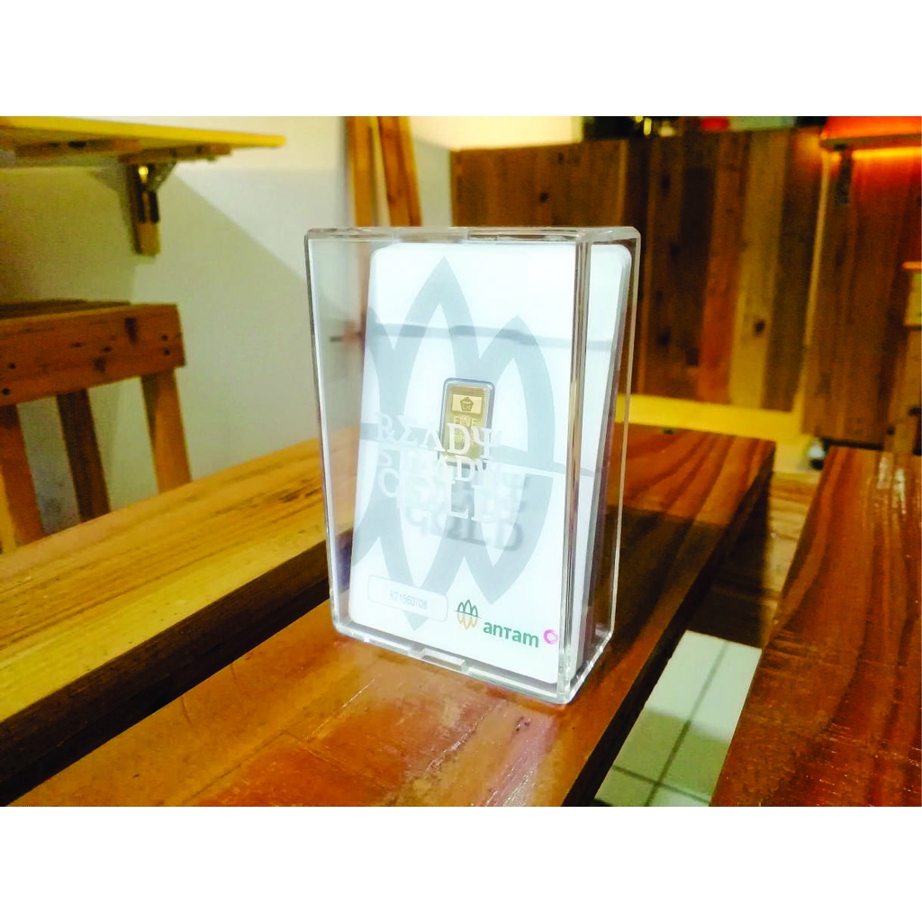 Jual GOLD HOLDER ANTAM - AKSESORIS BOX AKRILIK EMAS Indonesia|Shopee ...
