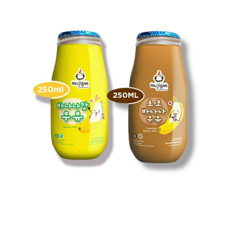 Jual Mujigae Banana Milk Original / Chocolate 250 mL HALAL MUI | Shopee Indonesia