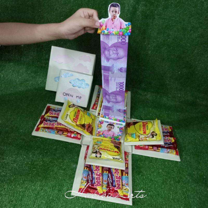 Jual Exploding Box / Exploding snack box / kado unik / kado ulang tahun ...