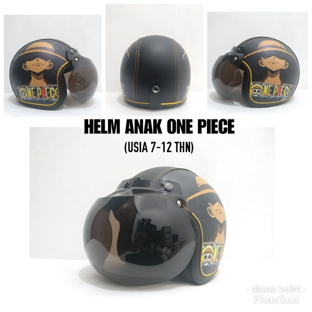 Helm Bogo Anak Motif Keren Usia 10 tahun (sepuluh tahun) | Shopee Indonesia