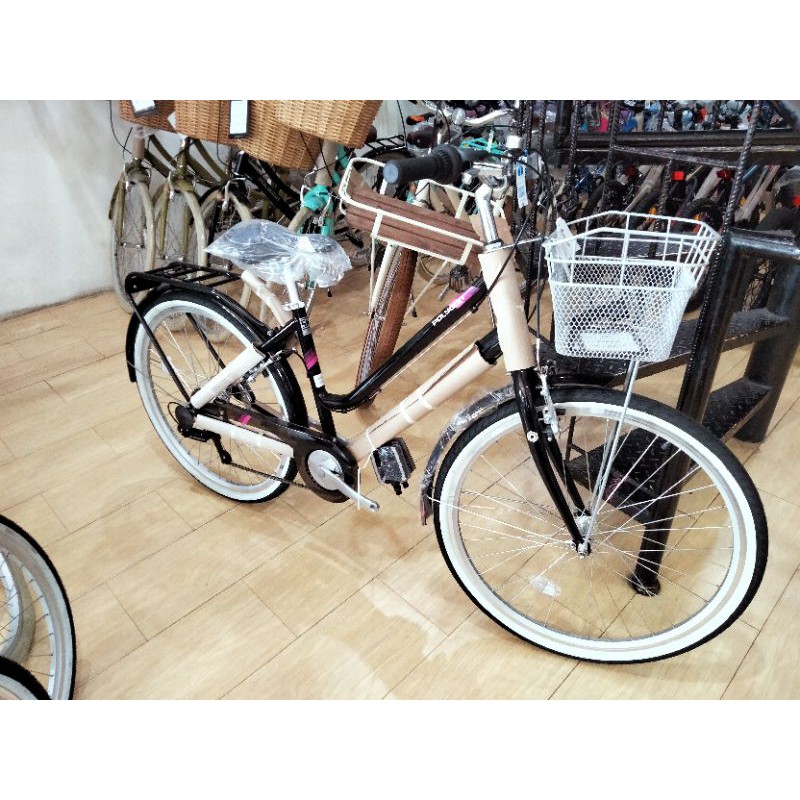 Jual sepeda keranjang polygon lovina 26 hitam,cream,tosca - original ...