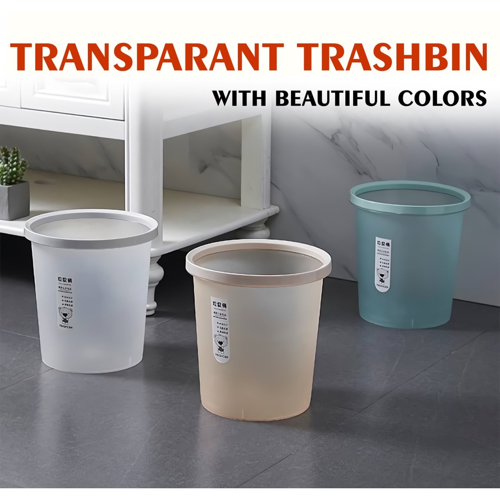 Jual Tong sampah bulat plastik tempat sampah plastik trash bin - 100485 ...