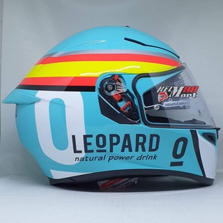 Jual AGV K-3 SV MIR 2017 Helm Full Face AGV K3SV AGV LEOPARD | Shopee ...