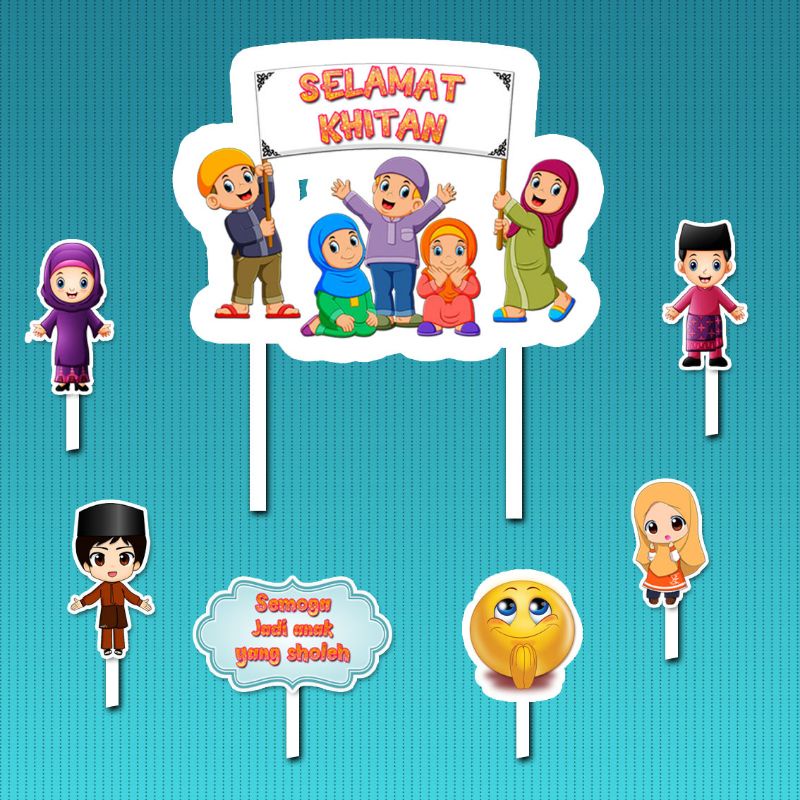 Jual Topper cake khitan hiasan kue | Shopee Indonesia