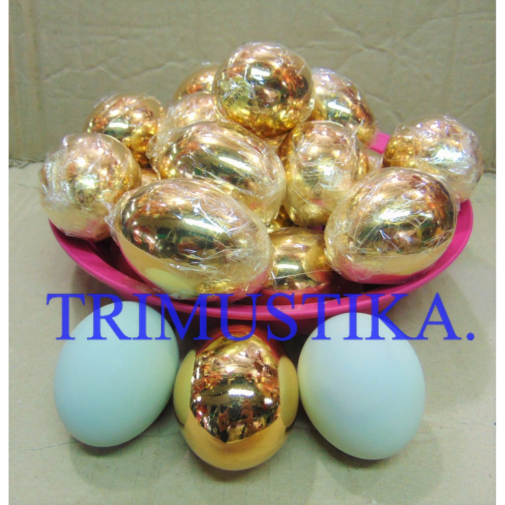 Jual Patung Telur Emas / Golden Egg Fengshui Fiber @ Satu /piece ...