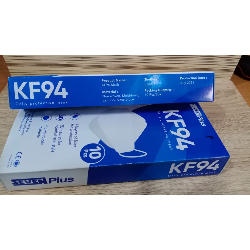 Jual MASKER SEVEN PLUS KF94 | SURGICAL 4 PLY | MASKER 4 PLY |MASKER MEDIS KF94 4 PLY | Shopee ...