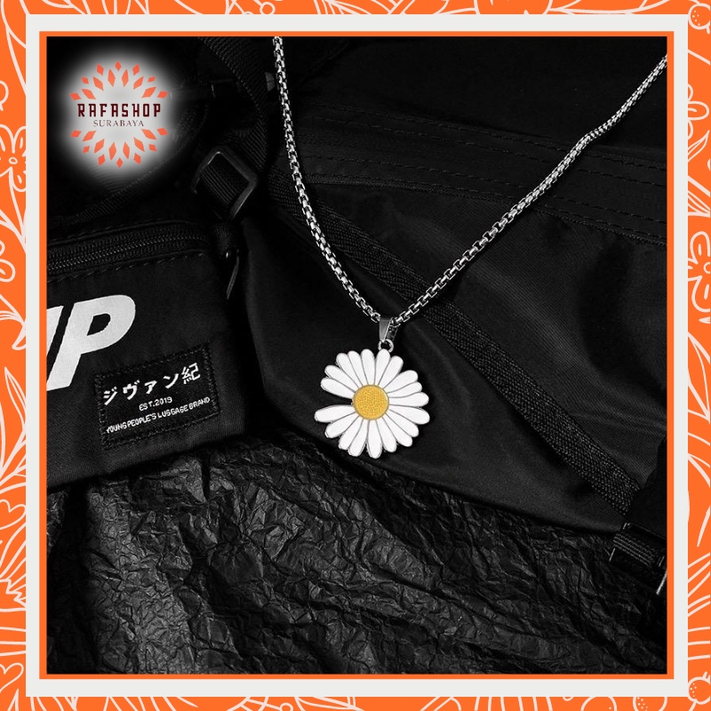 Jual ACC115 Kalung Rantai dengan Liontin Bunga Daisy Matahari Kecil ...