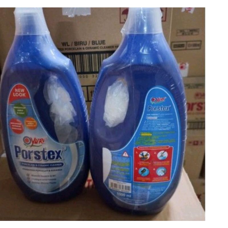 Jual PORSTEX BIRU 1000 ML 1 LITER PEMBERSIH KERAMIK TERMURAH | Shopee ...