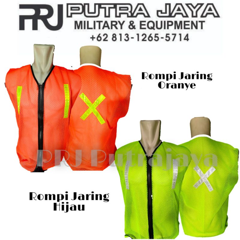 Jual Rompi jaring Oren & hijau / Rompi proyek / Rompi pekerja | Shopee ...