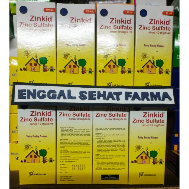 Jual ZINKID SIRUP-1 Botol @100ml-Obat Diare Anak-Indo Farma-Murah ...
