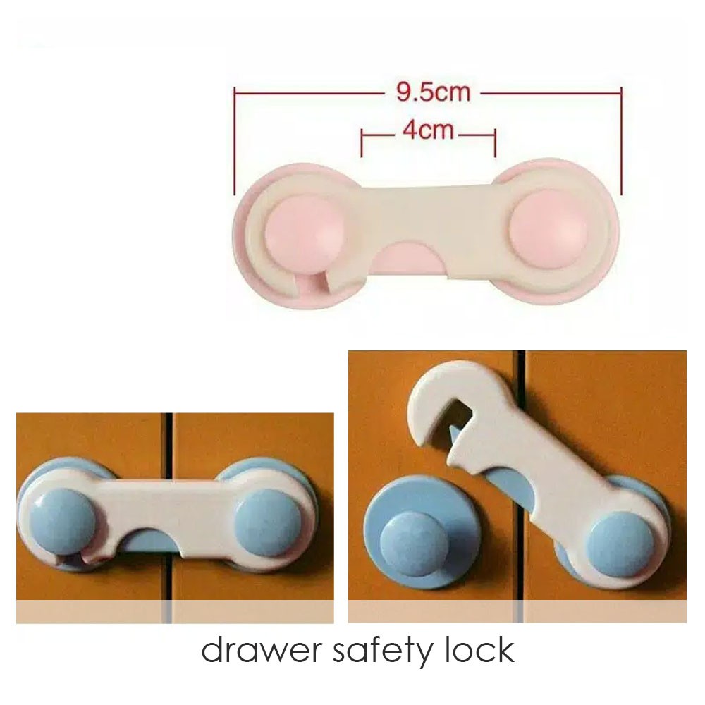 Jual Edufuntoys - DRAWER SAFETY LOCK - pengaman laci/ lemari / alat ...
