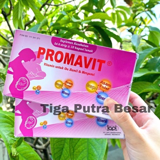Jual PROMAVIT VITAMIN IBU HAMIL & MENYUSUI 1 STRIP ISI 10 KAPSUL ...