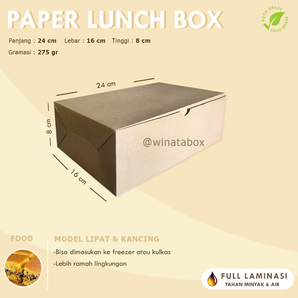 Jual BOX MAKANAN - BOX LUNCH- BOX MARTABAK - BOX DONAT | Shopee Indonesia