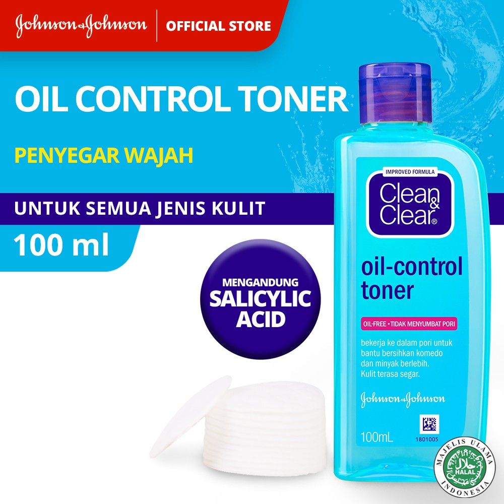 Jual Clean & Clear Oil Control Toner Perawatan Pembersih Penyegar Wajah ...
