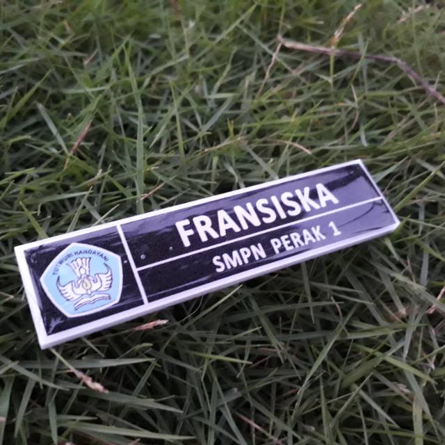Name Tag Logo dan Nama Lembaga MINIMAL PEMBELIAN 10pc | Shopee Indonesia