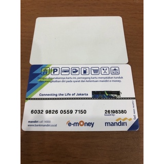 Jual Kartu Emoney Mandiri Putih polos | Shopee Indonesia