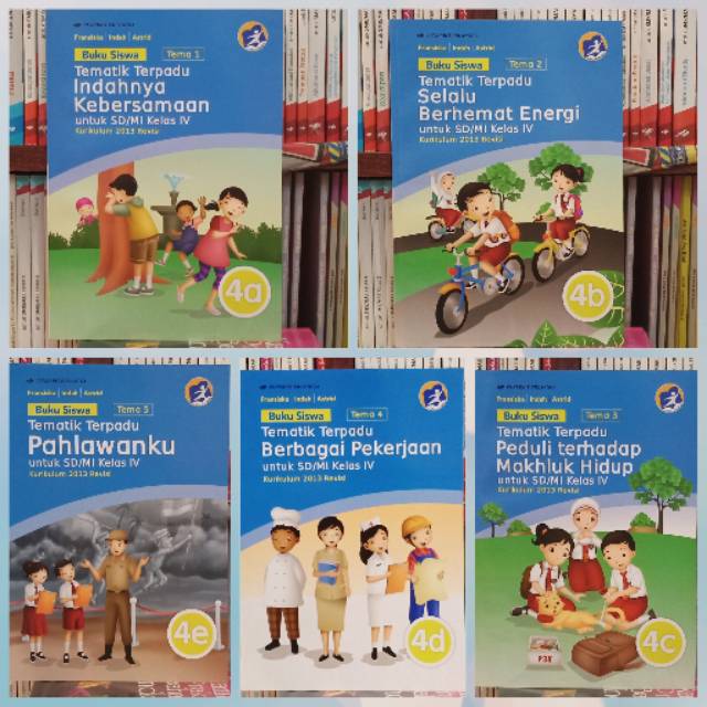 Jual Buku Siswa Tematik Terpadu SD kelas 4 semester 1 Erlangga | Shopee ...