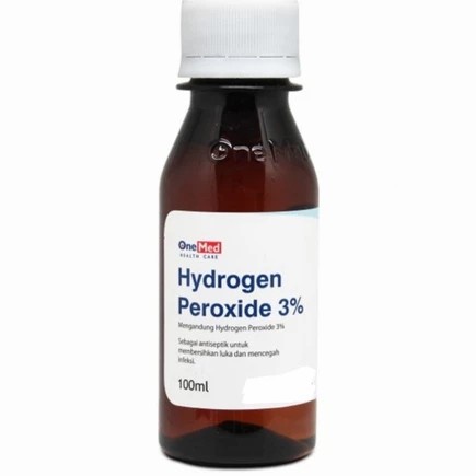 Jual H2O2 HYDROGEN PEROXIDE 3% ONEMED 100ML | Shopee Indonesia