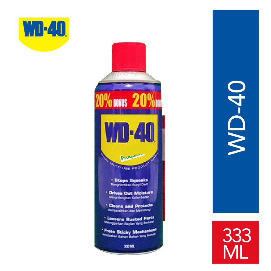 Jual WD-40 WD 40 PELUMAS ANTI KARAT 333ML | Shopee Indonesia
