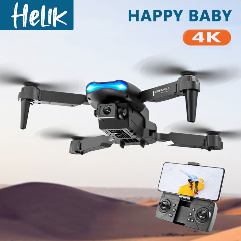 Jual Drone E99 Pro Dengan Kamera HD Drone WiFi FPV Dual Kamera Drone 4K Kamera HD Posisi Visual ...