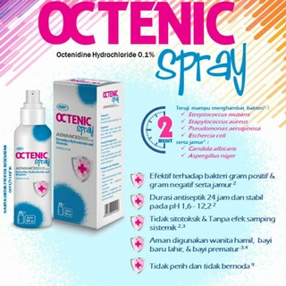 Jual Octenic Spray 50ml perawatan luka/ luka diabetes/ luka bakar/luka ...