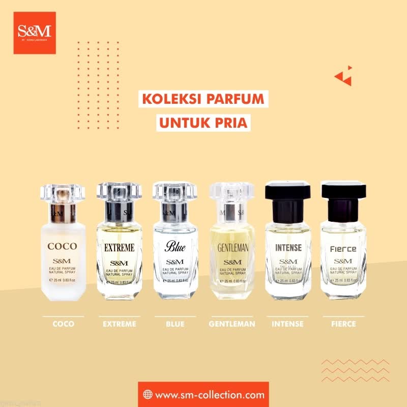 Jual S&M PARFUM EDP SERI COWOK 25ML | Shopee Indonesia