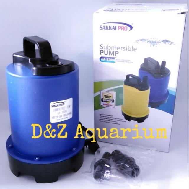 Sakkai Pro AA3200 / Pompa Termos Kolam Ikan Submersible Pump Sakai Pro ...