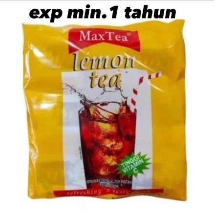 MAX TEA LEMON TEA (25 GRAM X 30 SACHET) / MAXTEA | Shopee Indonesia