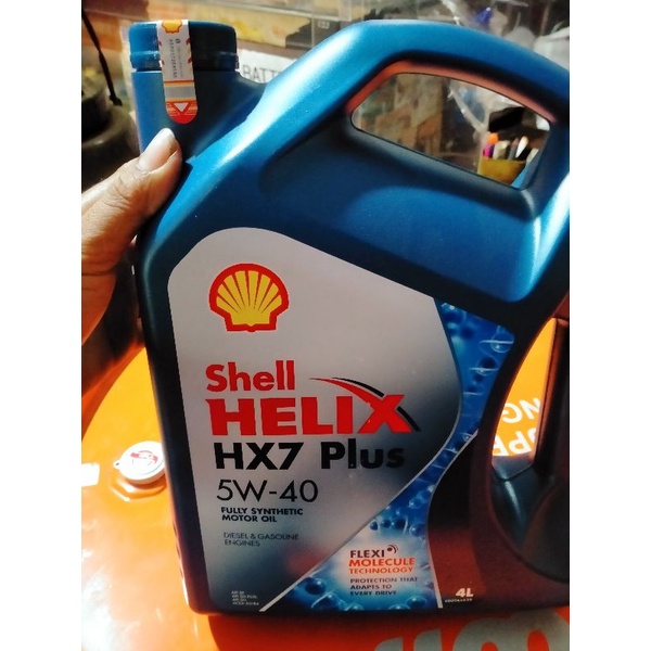 Jual SHELL HELIX HX7 Plus 5W40 4 LITER.OLI MOBIL FULL SYNTHETIC ...