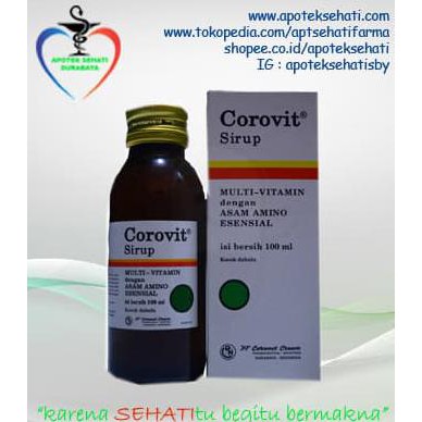 Jual Produk Menarik Corovit Syrup Multivitamin Asam Amino Spesial Harga ...