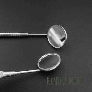 Jual kaca mulut + gagang / dental mirror / kaca mulut + handle | Shopee ...
