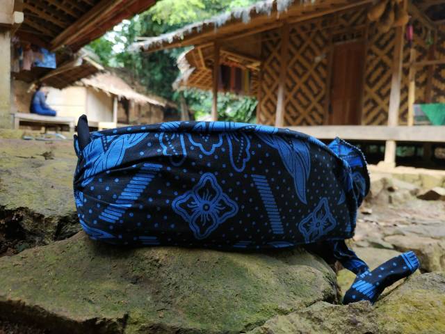 Jual Ikat kepala Baduy batik blangkon khas baduy luar iket sunda iket kepala | Shopee Indonesia