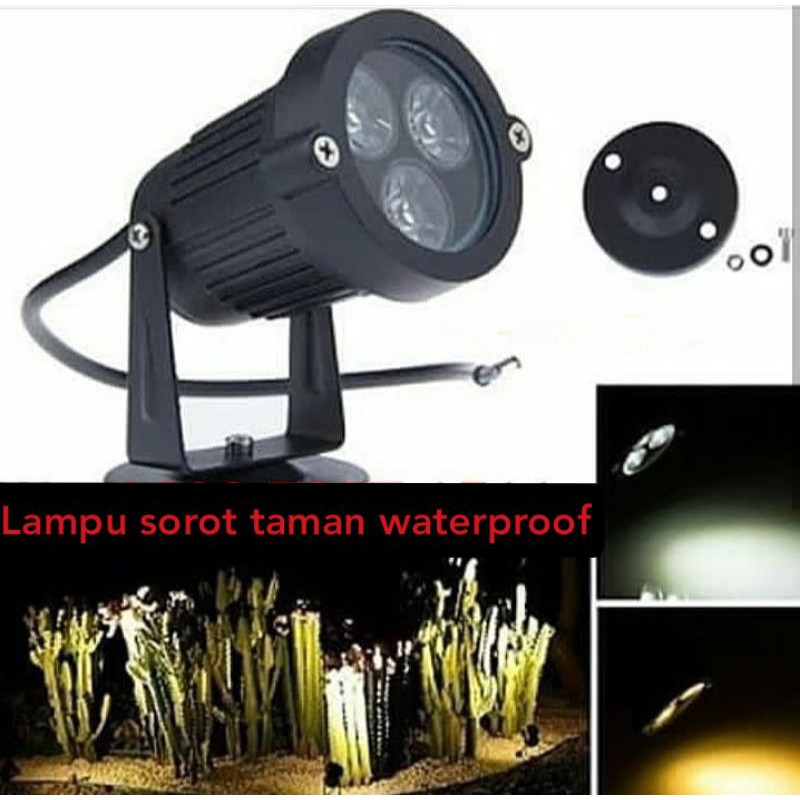 Jual lampu sorot taman waterproof outdoor Indonesia|Shopee Indonesia