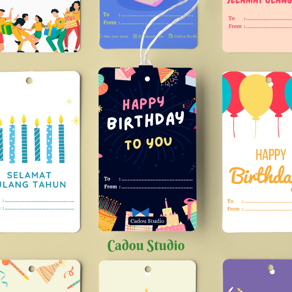 Jual HANG TAG HANGTAG / GIFT BOX / HAMPERS HADIAH ANAK ANNIVERSARY ...