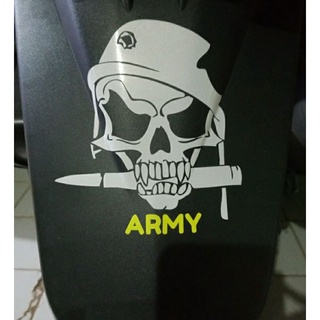 Jual Stiker Army stiker spakbor motor bajak laut kece badai termurah ...