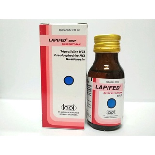 Jual LAPIFED EXPECTORANT SIRUP Obat Batuk/Pilek/Flu/Bersin Bersin ...