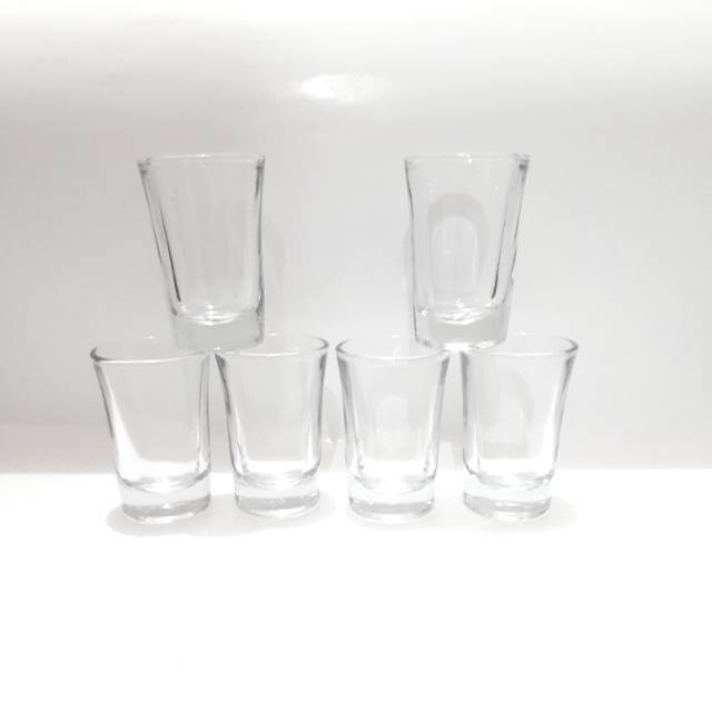 Jual Gelas sloki/gelas takar/gelas ukur 40 ml/sloki isi 6pcs | Shopee ...